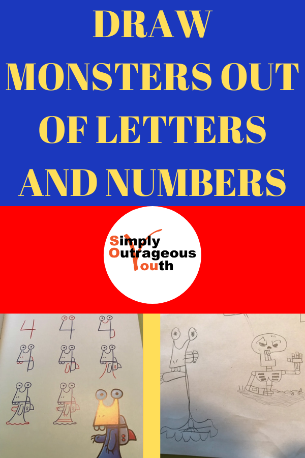 Draw Monsters Out of Letters and Numbers