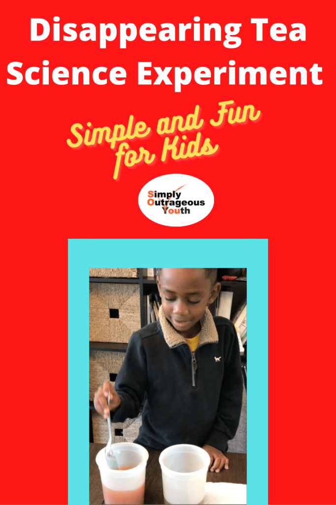 Disappearing Tea | Simple Chemistry Experiment to do at Home with Kids