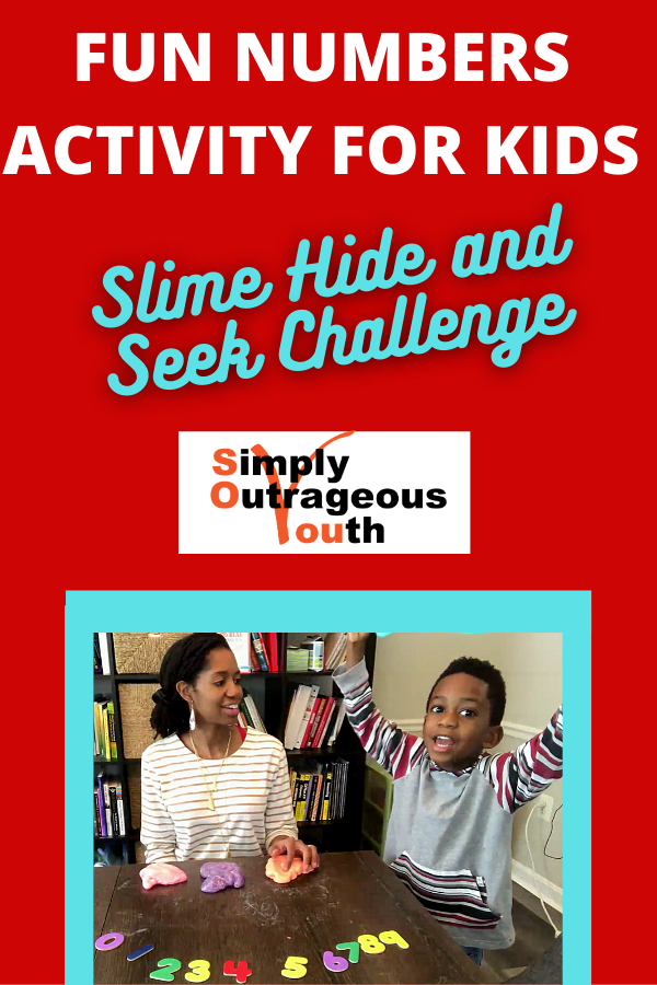 Fun Numbers Activity for Kids - Slime Hide and Seek Challenge