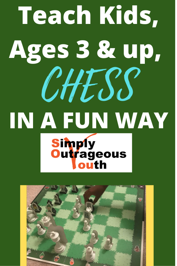 Teach Kids, ages 3 and up, Chess in a Fun Way